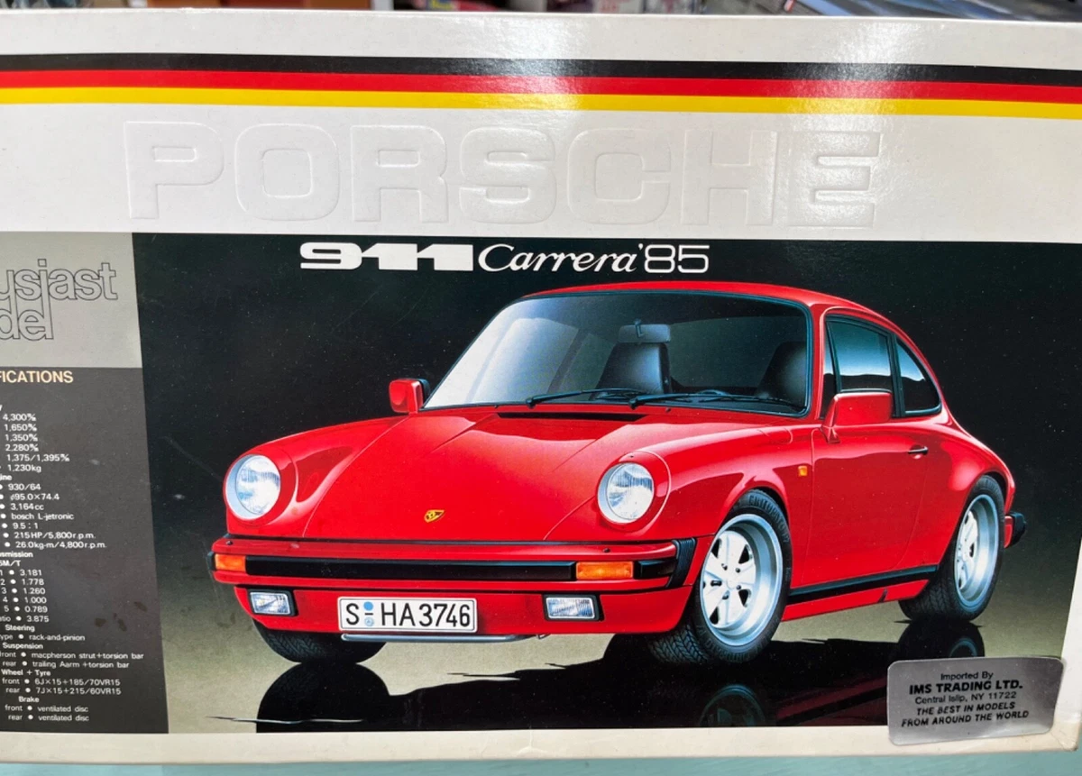 Porsche Car Model Revell Porsche 911 Carrera 3.2 Coupé Model Kit - 1:24 ...