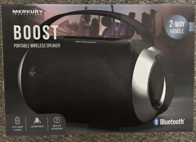 NEW Merkury Boost Portable Wireless Bluetooth Speaker Indoor/Outdoor ...