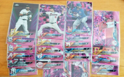 2018 Topps Chrome Pink Refractors,Update Fill your set you pick choice ...
