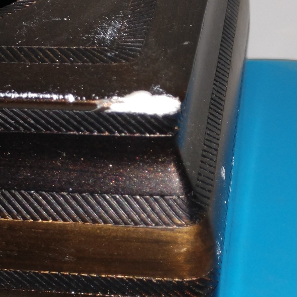 Tissue Box Cover – Brushed Bronze & Black – Square Modern Industrial ...