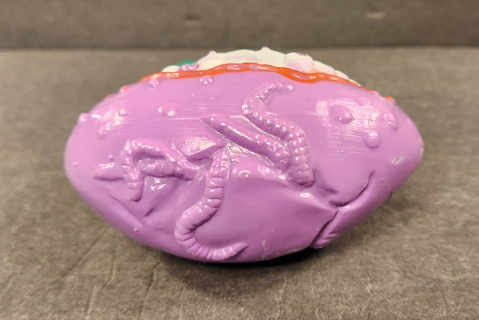 VINTAGE 1980'S MADBALLS WEIRD BALLS WORM SKULL RUBBER RARE SPIT ...