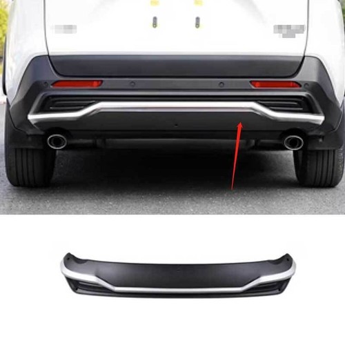 For Toyota RAV4 2019-2024 Black Car Rear Bumper Diffuser Lip Spoiler ...