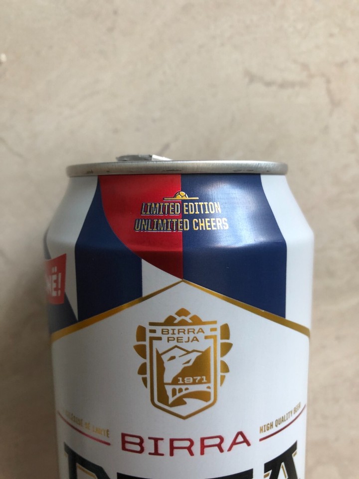 PEJA Can Beer from Kosovo. 0,5L. European Football EURO 2024. France ...