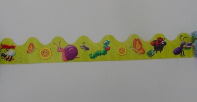 Bulletin Board Border Scallop Book Reading Snail Bee Worm Ant Insects ...