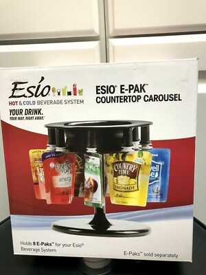 Esio Beverage System RB101 E-Pak Countertop Carousel Black Beverage ...