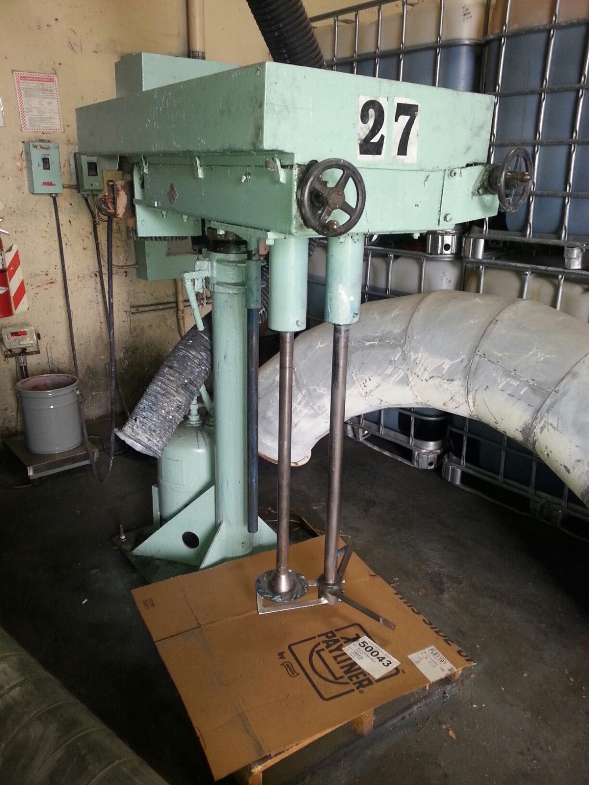 Myers- Mooney--Cowles -Mixer Disperser Twin Shaft Dissolver | eBay