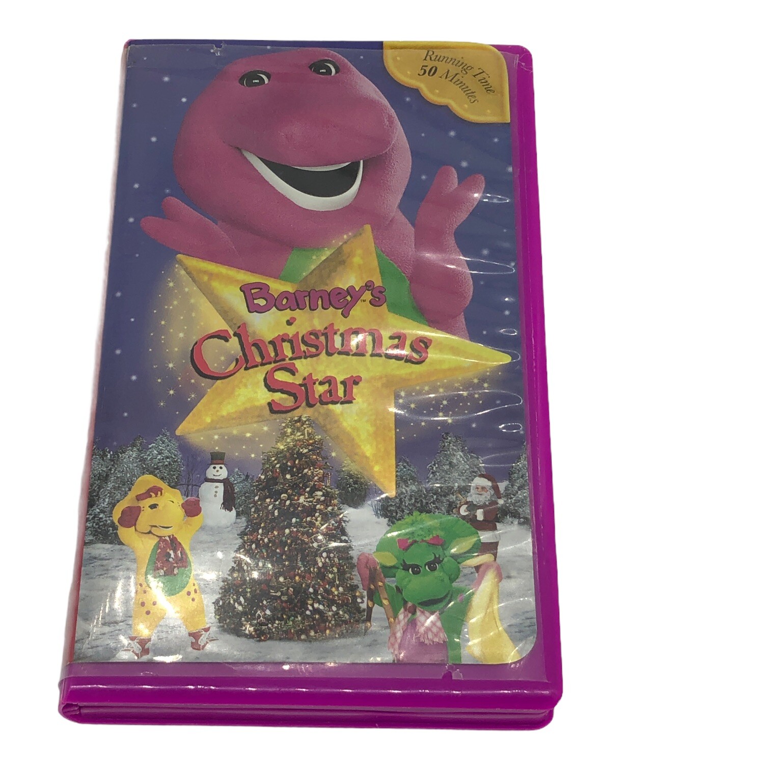 Barney's Christmas Star VHS 2002 (Clam Shell Case) Tested! Works ...
