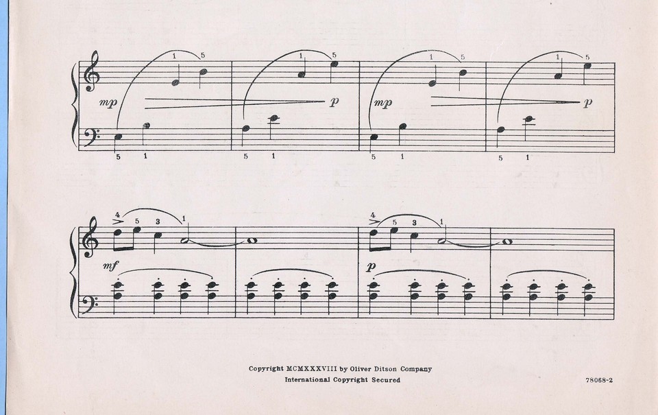 VINTAGE - 1938 - INDIAN RAIN DANCE SHEET MUSIC - NATIVE AMERICAN by ...