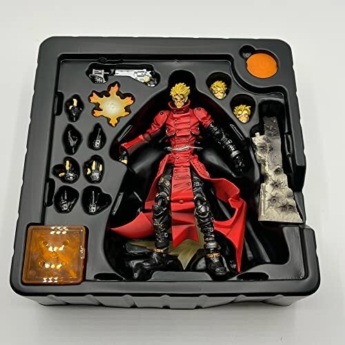 Revoltech Vash Figure Stampede Kaiyodo Yamaguchi Trigun Action 91 | eBay