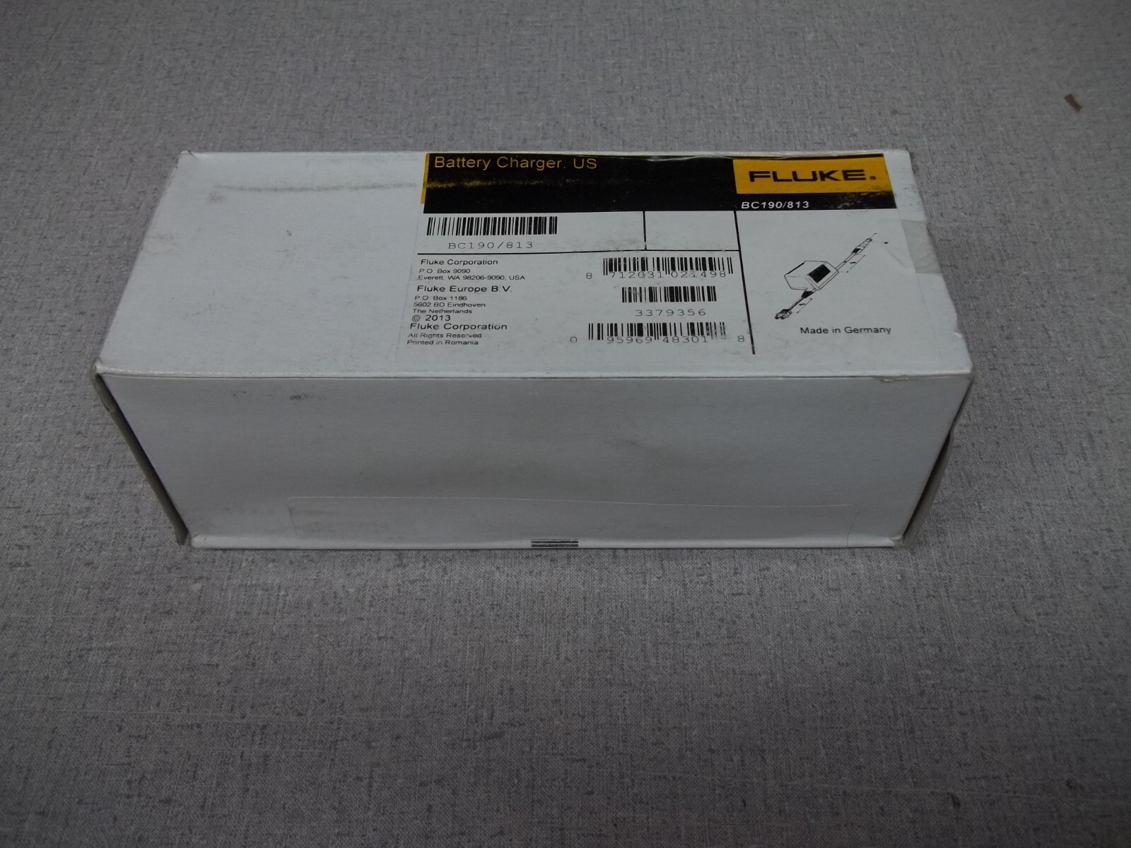 Fluke BC190/813 15W AC Line Voltage Adapter/Battery Charger for ...