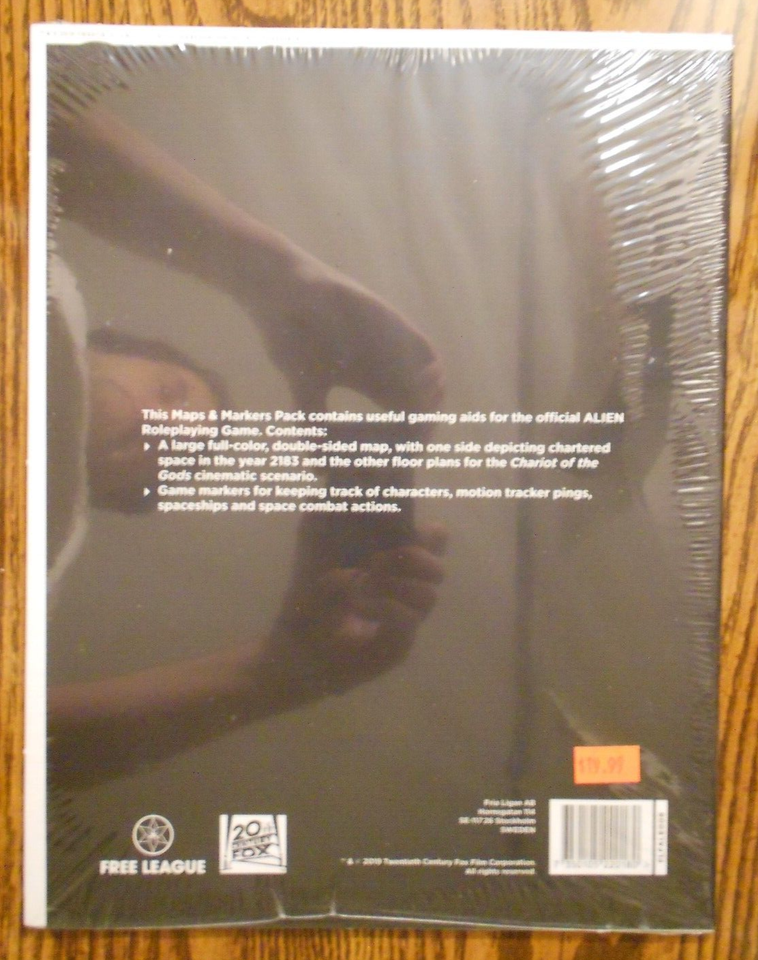 Alien The Roleplaying Game Maps & Markers Pack RPG Free League SciFi ...