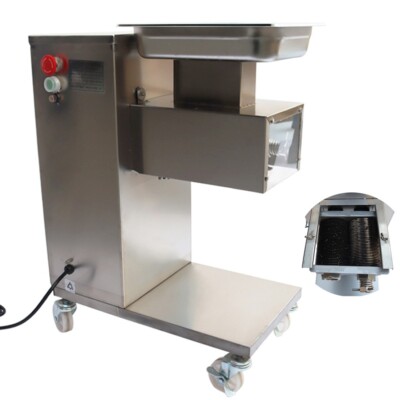 110V QE 6mm Commercial Meat Slicer Electric Pork Beef Cutting Machine ...