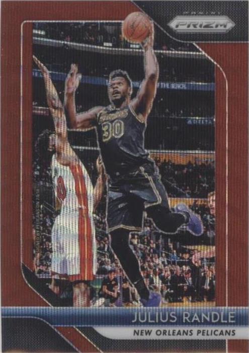 2018-19 Panini Prizm - Julius Randle #167 Ruby Wave Prizm for sale ...