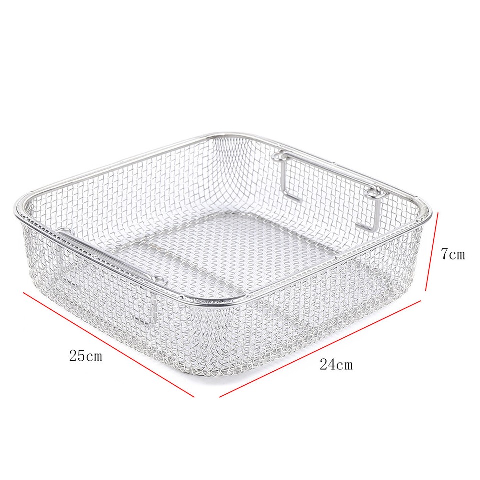 Sterilization Mesh Wire Tray Basket Lab Surgical Autoclave Holding ...