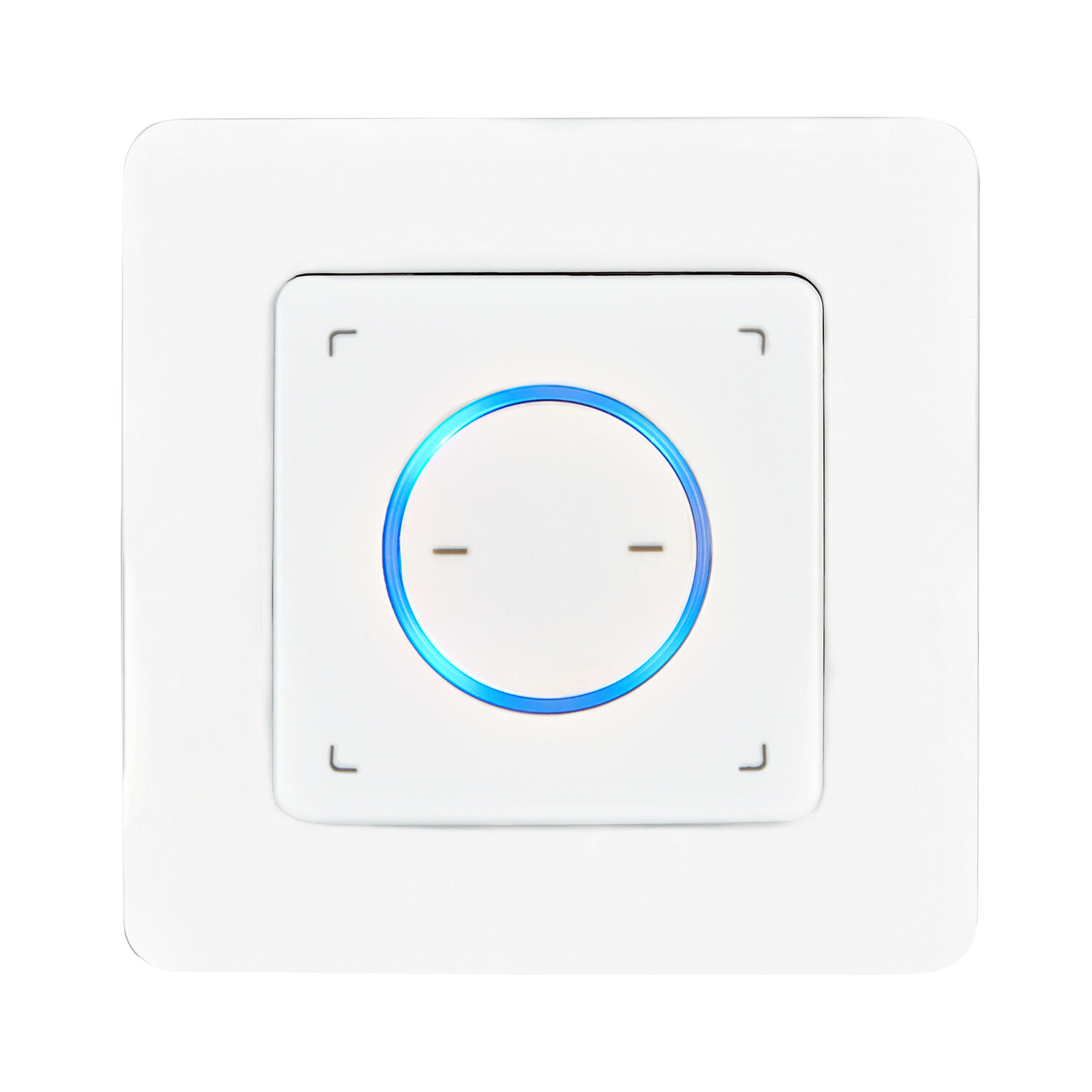 2-Kanal Funk-Wandschalter mit int. Funkempfänger Unterputz ROMOTEC ...