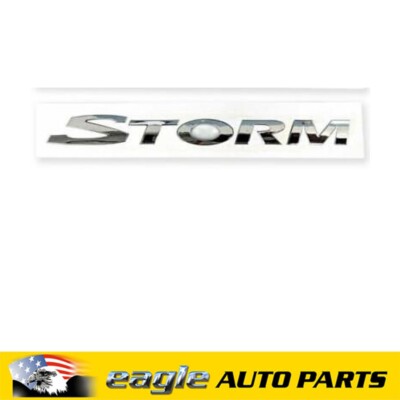 HOLDEN VE VF COMMODORE " STORM " CHROME LOGO EMBLEM GENUINE GM | eBay ...