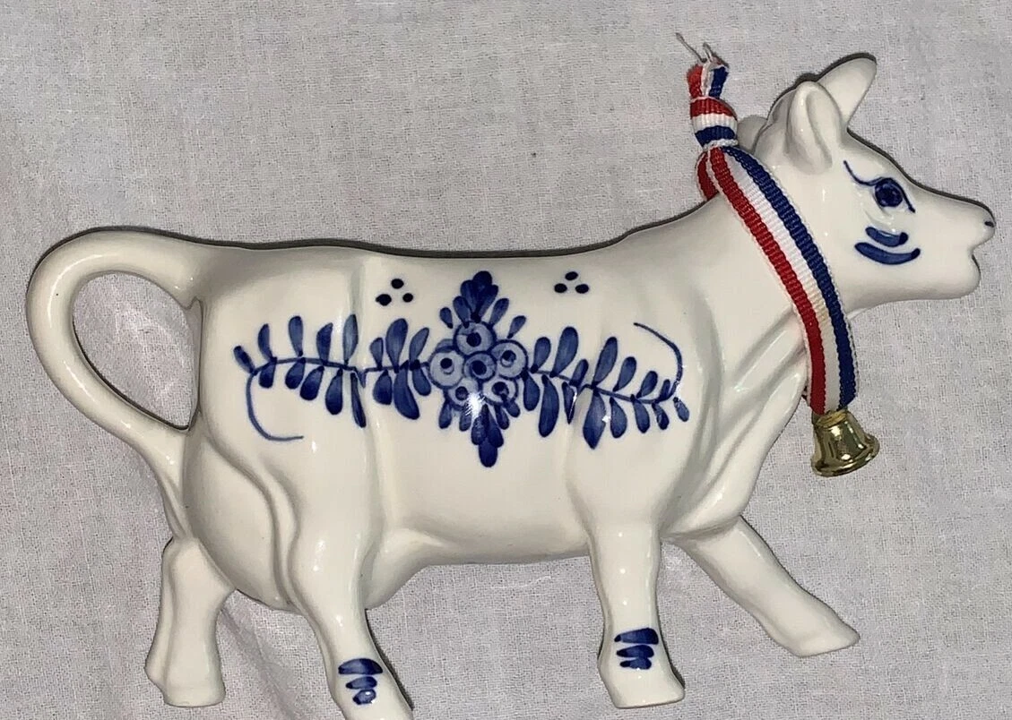 Cow Creamer Delft Windmill Bell