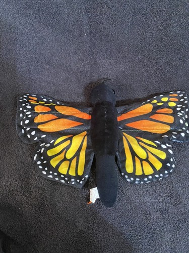 WILD REPUBLIC MONARCH BUTTERFLY SLAP WRAP BRACELET STUFFED ANIMAL PLUSH ...