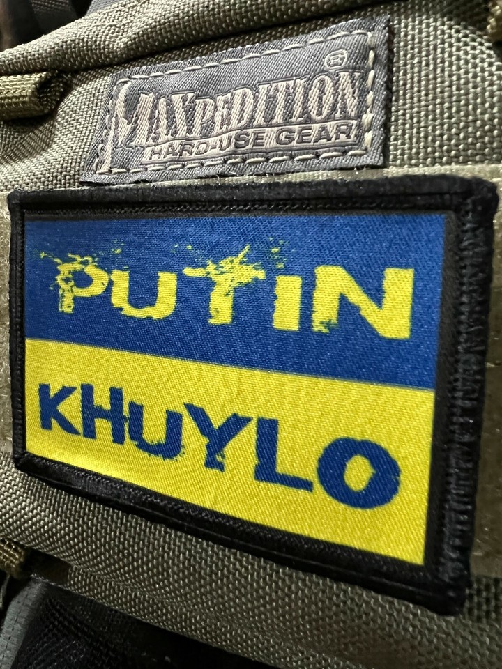 USA / Ukraine Flag Morale Patch ARMY MILITARY Tactical Ukrainian Flag ...