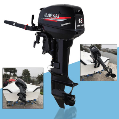 ??18HP 2 Stroke 246CC Outboard Motor Fishing Boat Gas Engine W/ Water ...
