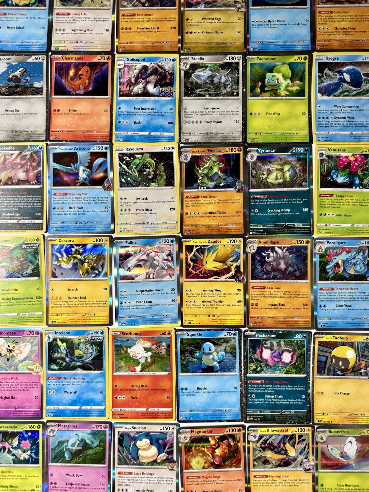 Pokemon TCG Lot Of 50 All Holo - Holographic Pokemon Card Lot - NM ...