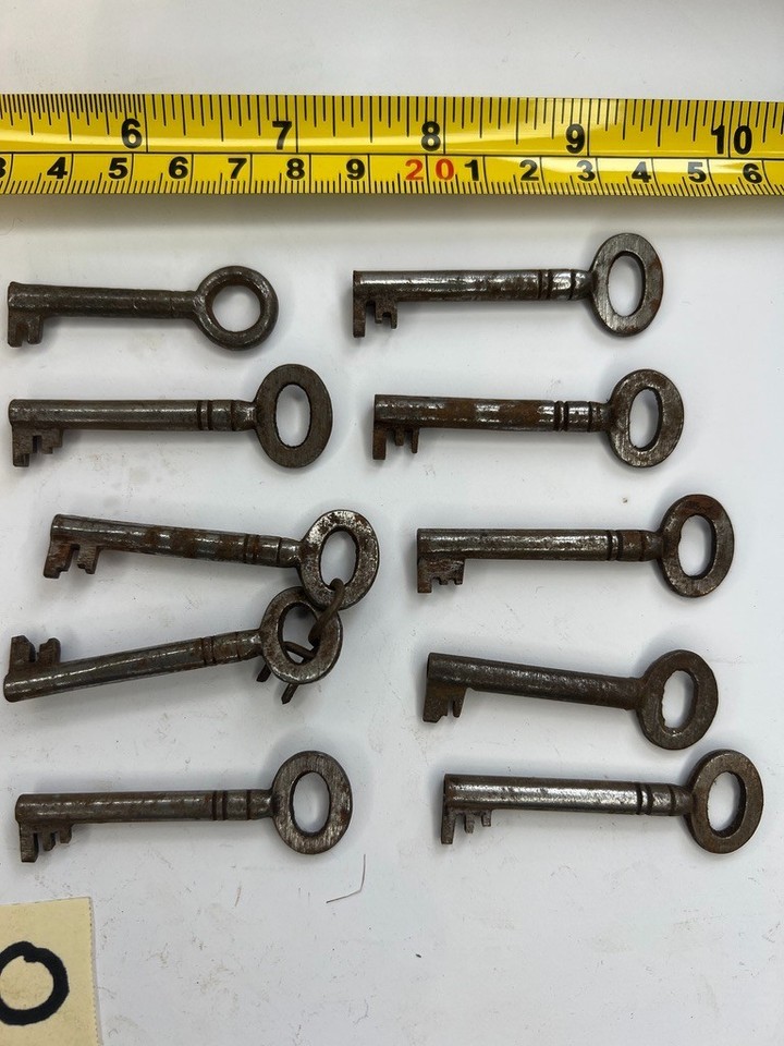 20 Vintage Cabinet Keys Pre Cut Tubular Restoration Wedding Lock Key ...