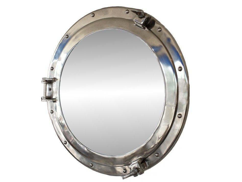 Chrome Decorative Ship Porthole Mirror 20" | eBay