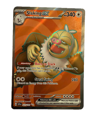 Slaking ex 227/191 Full Art Rare Pokemon Surging Sparks SV8 NM In-Hand ...