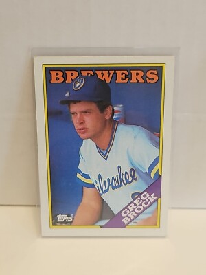1988 Topps - #212 Greg Brock | eBay