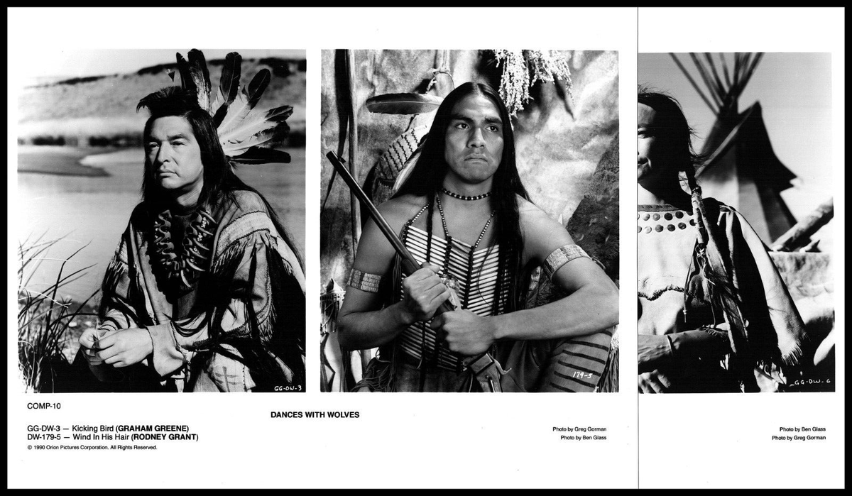 Rodney A Grant Wind In His Hair Signed Dances With Wolves Wind In His