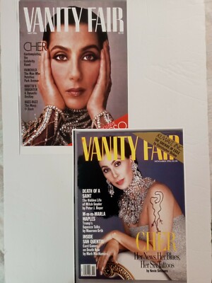 Cher Poster Lot New Vanity Fair Magazine Cover Girl | eBay
