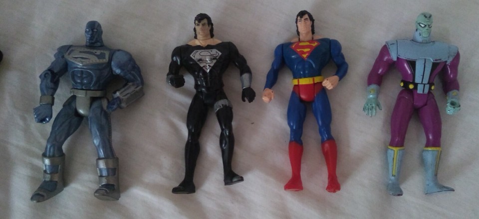 DC Action Figure Lot 1995 Kenner Conduit John Steel Brainiac Superman ...