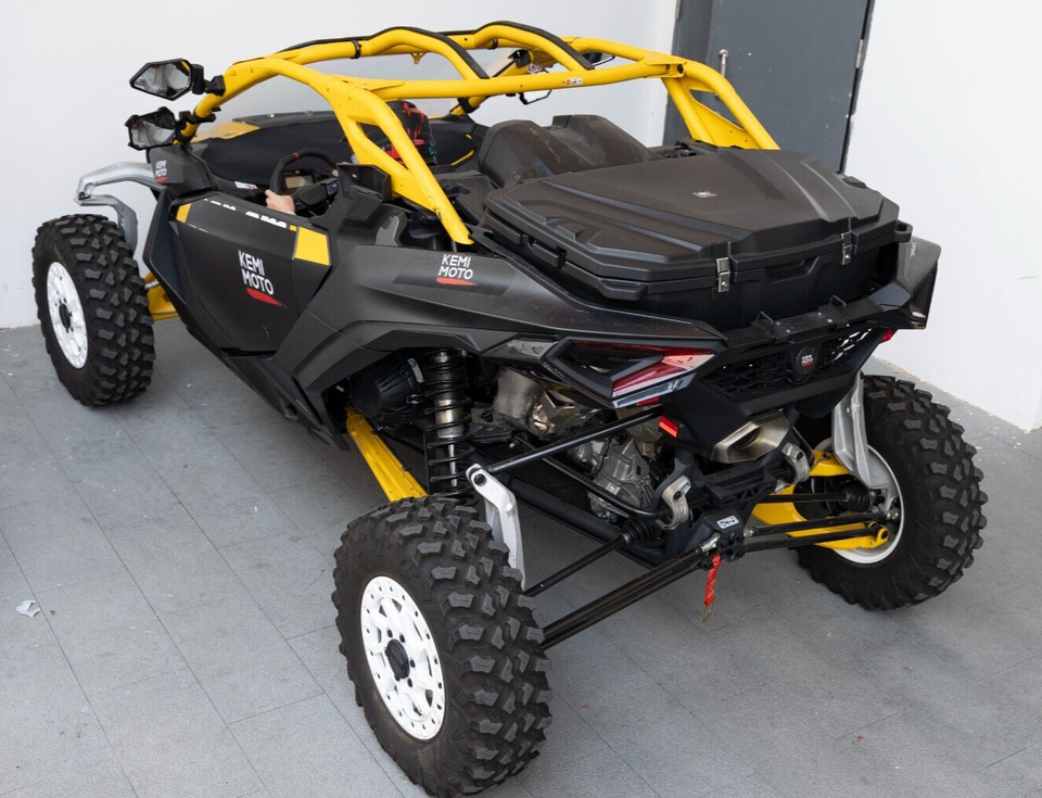 KEMIMOTO 3-IN-1 UTV Rear Cargo Storage Box Trunk Bed for Can-Am ...