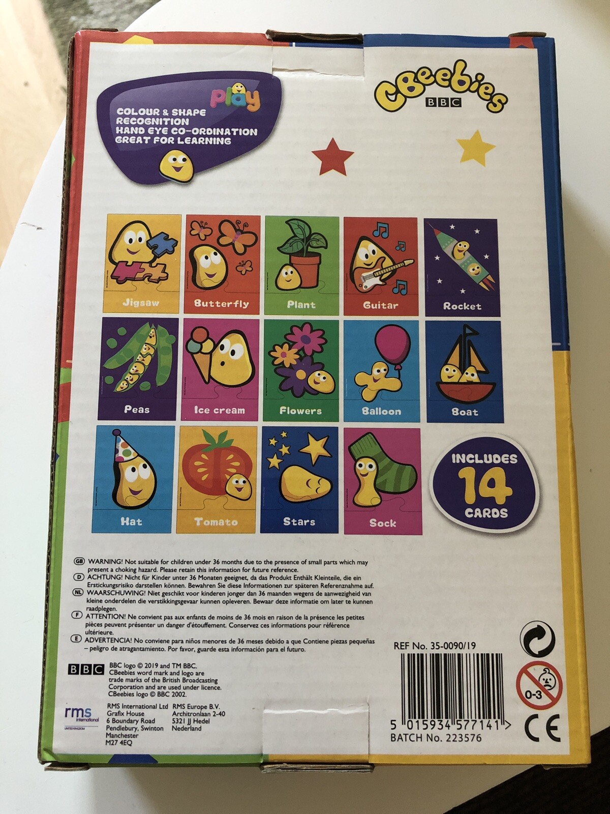 CBEEBIES memory game kids cards words puzzle learning bugbies mix and ...