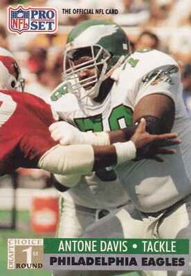1991 Pro Set #737 Antone Davis NFL Philadelphia Eagles Rookie Card | eBay