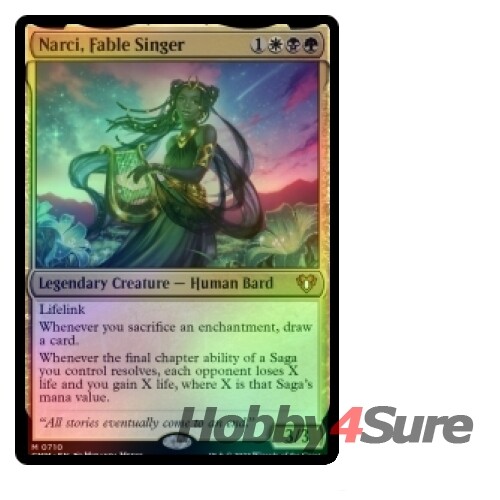 Foil Narci, Fable Singer (commander Deck) M/NM Magic MTG Commander Masters | eBay