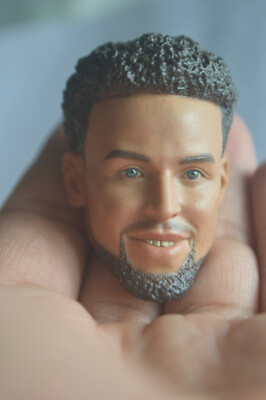1/6 Stephen Curry Smile Head Sculpt for 12" HT PH COO Male Soldier ...