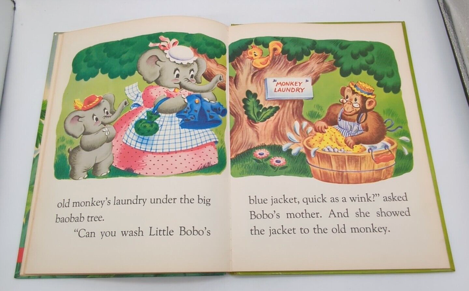 Little Bobo and His Blue Jacket by Elf Evers, 1955 Rand McNally RARE ...