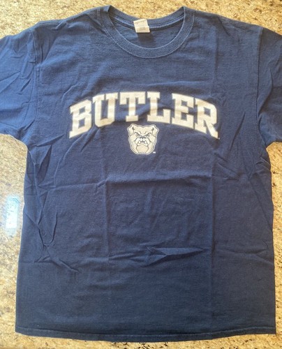 Butler University Bulldogs Arched Text with Mascot Short Sleeve T-shirt ...