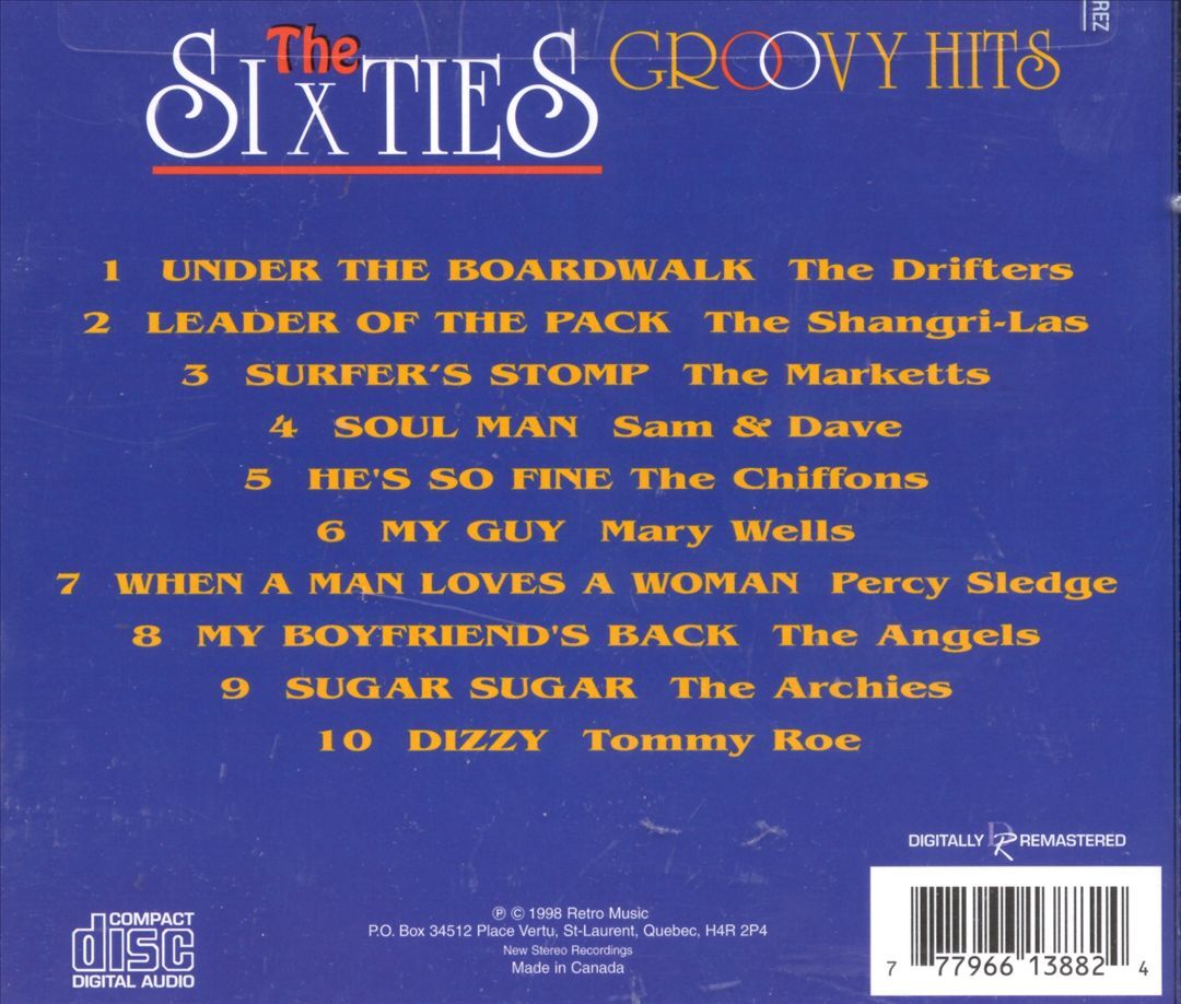 VARIOUS ARTISTS SIXTIES: GROOVY HITS NEW CD 777966138824| eBay