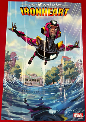 Marvel Comics Riri Williams Ironheart (2018) 24x36 Foldable Promo ...