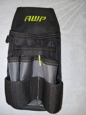 AWP Black Electrician/Carpenter Organizer Tool Pouch Brand New! 10 X 5 ...