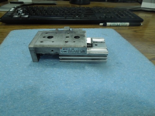 SMC Model: MXS12-30 Pneumatic Dual Rod Cylinder Slide | eBay