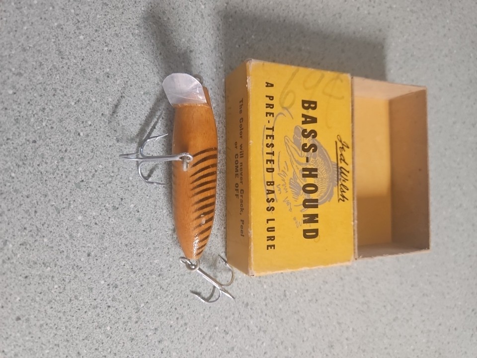 Vintage Jed Welsh Bass Hound Fishing Lure | eBay