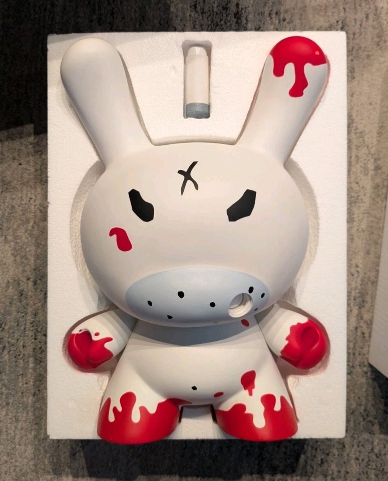 OOS kidrobot 20-inch Dunny Redrum by Frank Kozik in Box Rare Missing ...