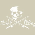 Salt Life Decal 6" Small Sticker Skull and Poles White SAD934 SALTLIFE ...