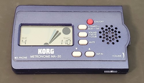 Korg Metronome MA-30 N222 Ultra Compact Guitar Bass Tuner BLUE C5 | eBay