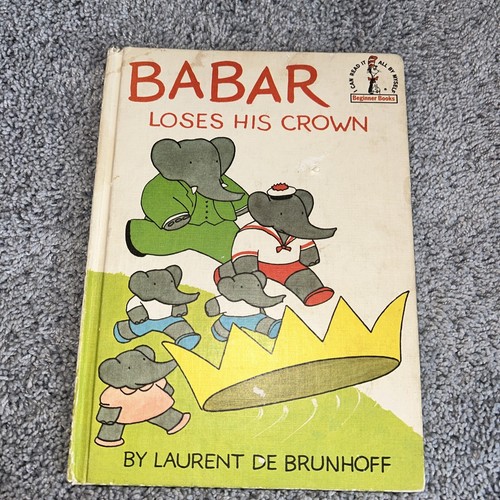 Babar Loses His Crown by Laurent De Brunhoff Children's Book English Hardcover | eBay