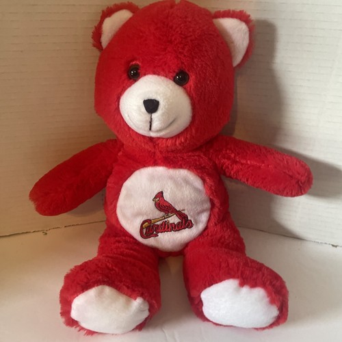 St Louis Cardinals Teddy Bear Stuffed Animal Plush Baseball MLB | eBay