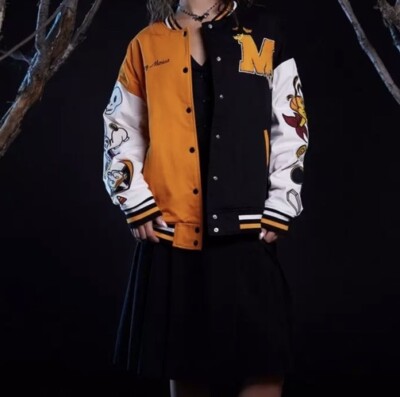 Disney Mickey & Friends Halloween Letterman Varsity Jacket XL 2X 3X New ...